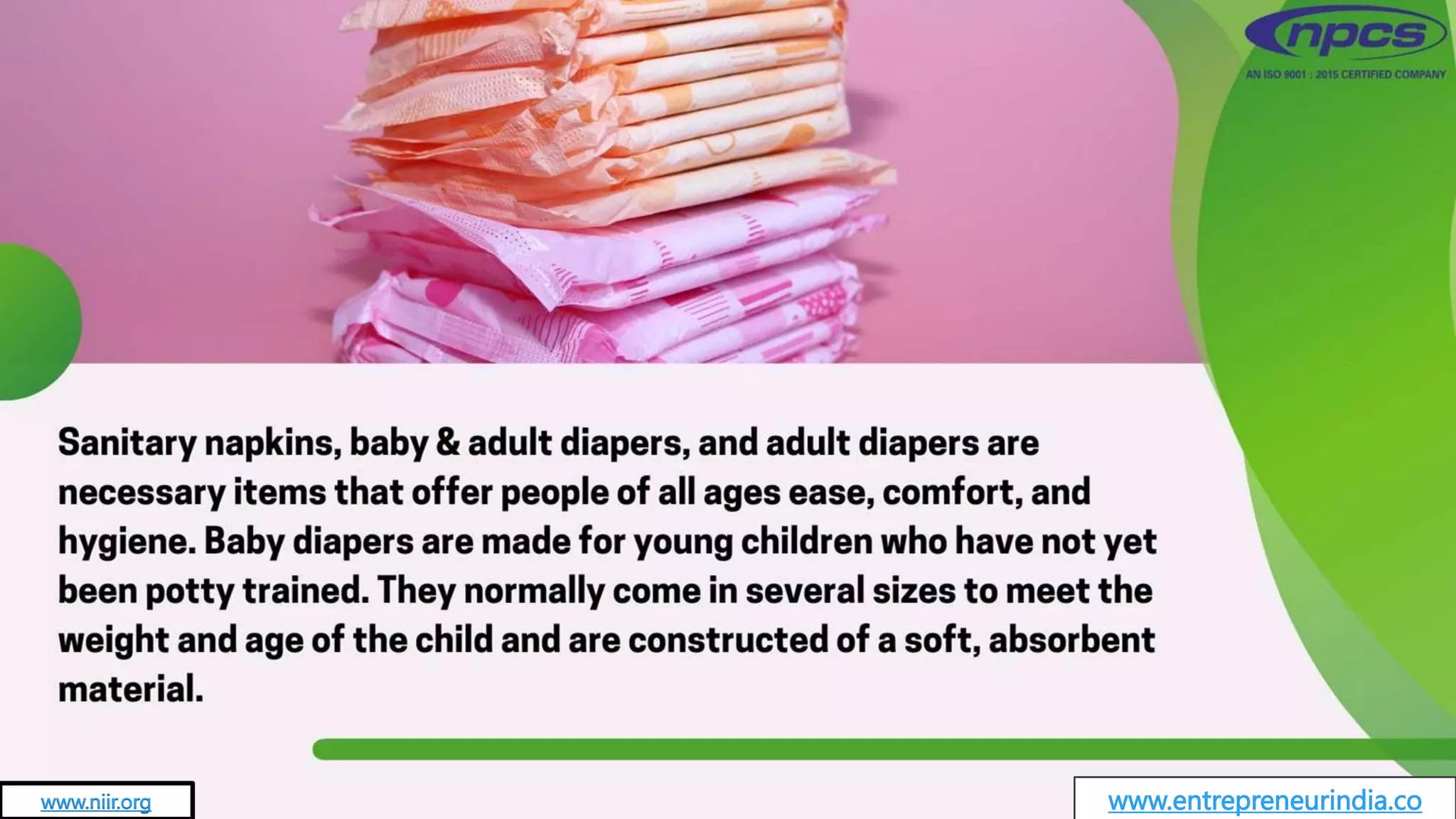 Most Profitable Business Ideas for Baby & Adult Diaper and Sanitary ...