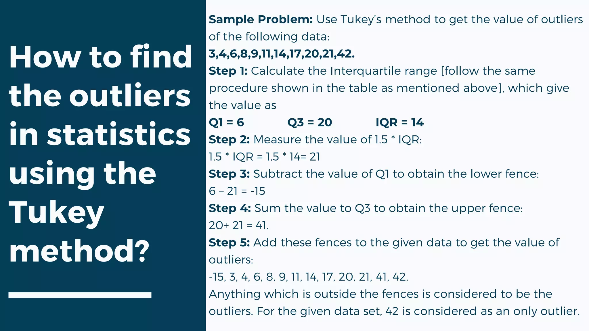 Most prominent methods of how to find outliers in statistics | PPTX