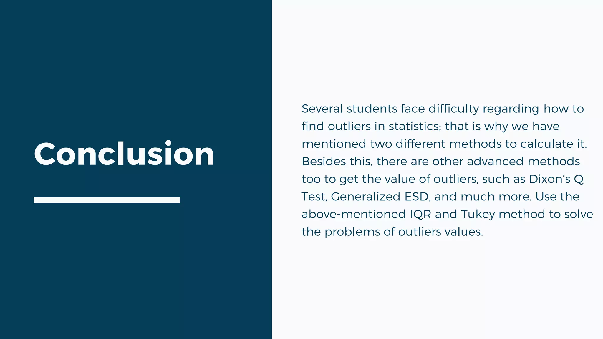 Most prominent methods of how to find outliers in statistics | PPTX