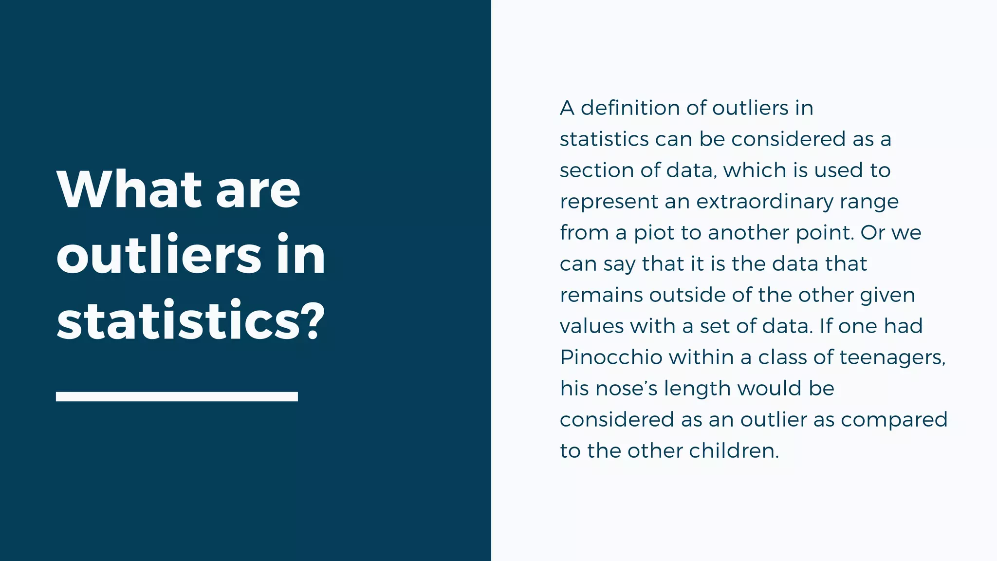 Most prominent methods of how to find outliers in statistics | PPTX