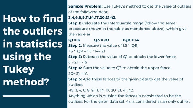 Most prominent methods of how to find outliers in statistics | PPTX