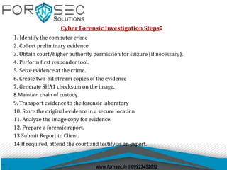 Most promising cyber forensic solution providers from india forn sec ...