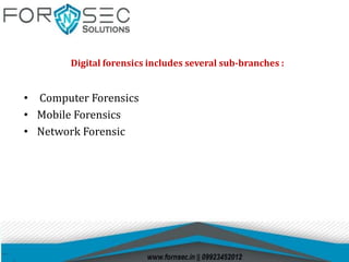 Most promising cyber forensic solution providers from india forn sec ...