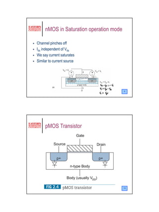 Mos transistor | PDF