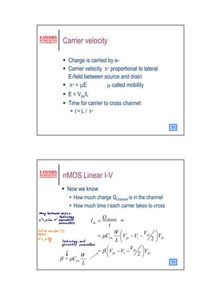 Mos transistor | PDF