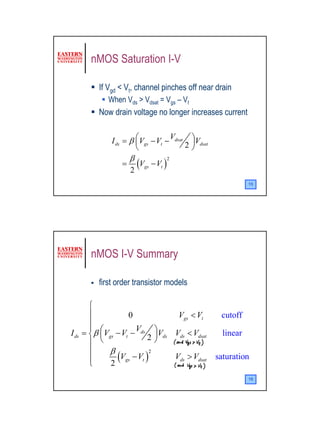 Mos transistor | PDF