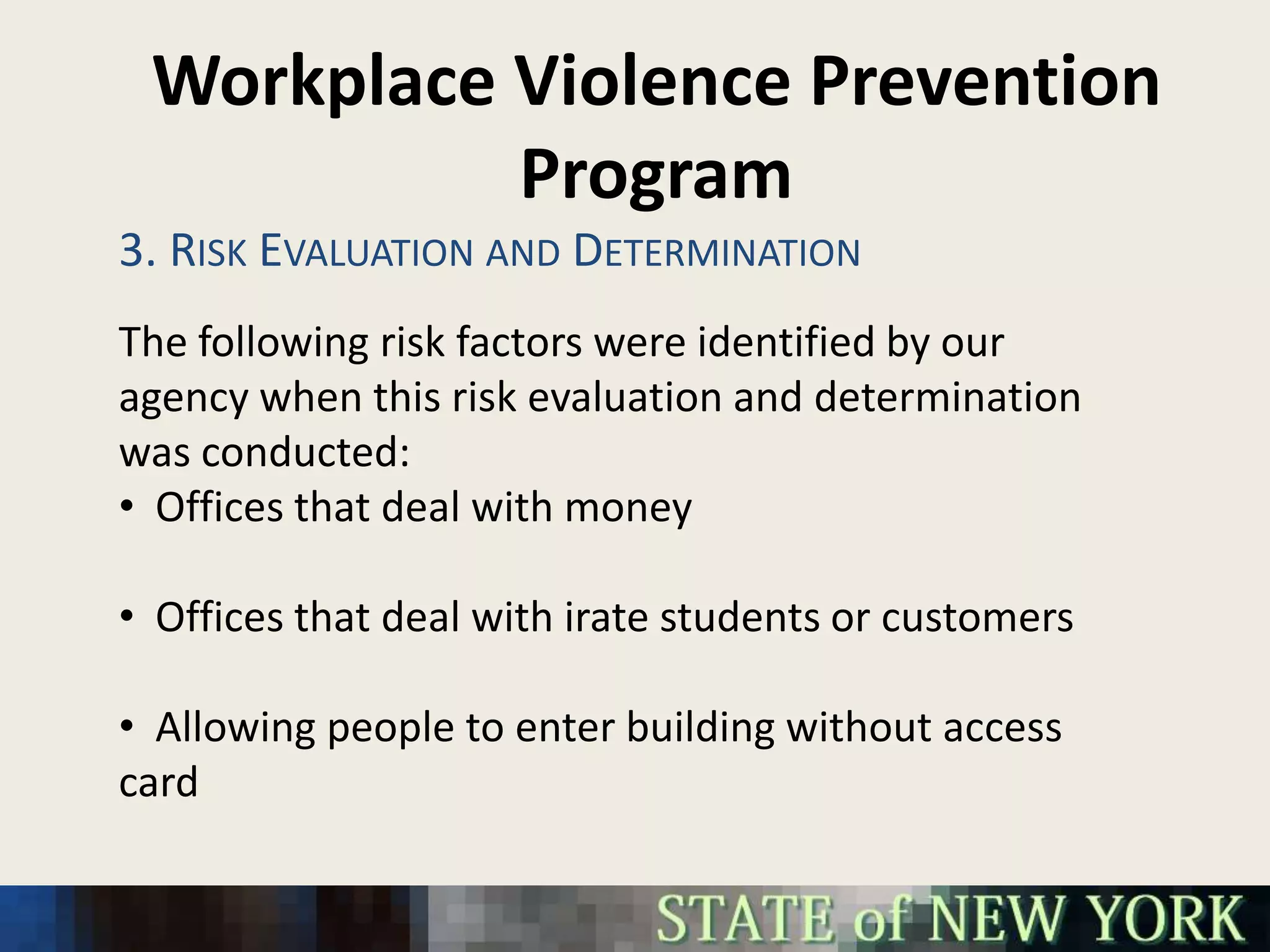 Workplace Violence Prevention Training | PPTX
