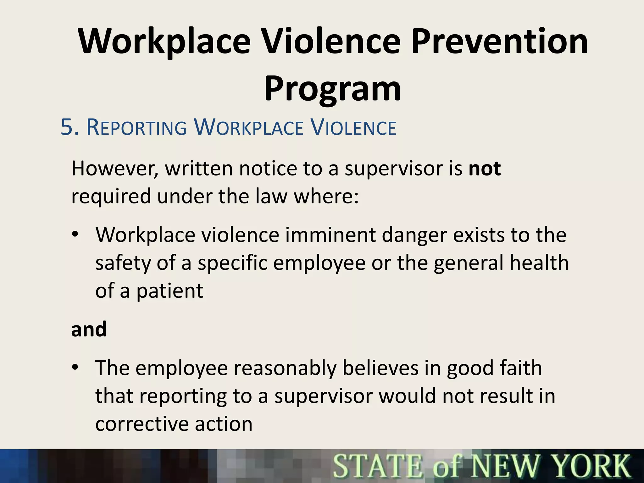 Workplace Violence Prevention Training | PPTX