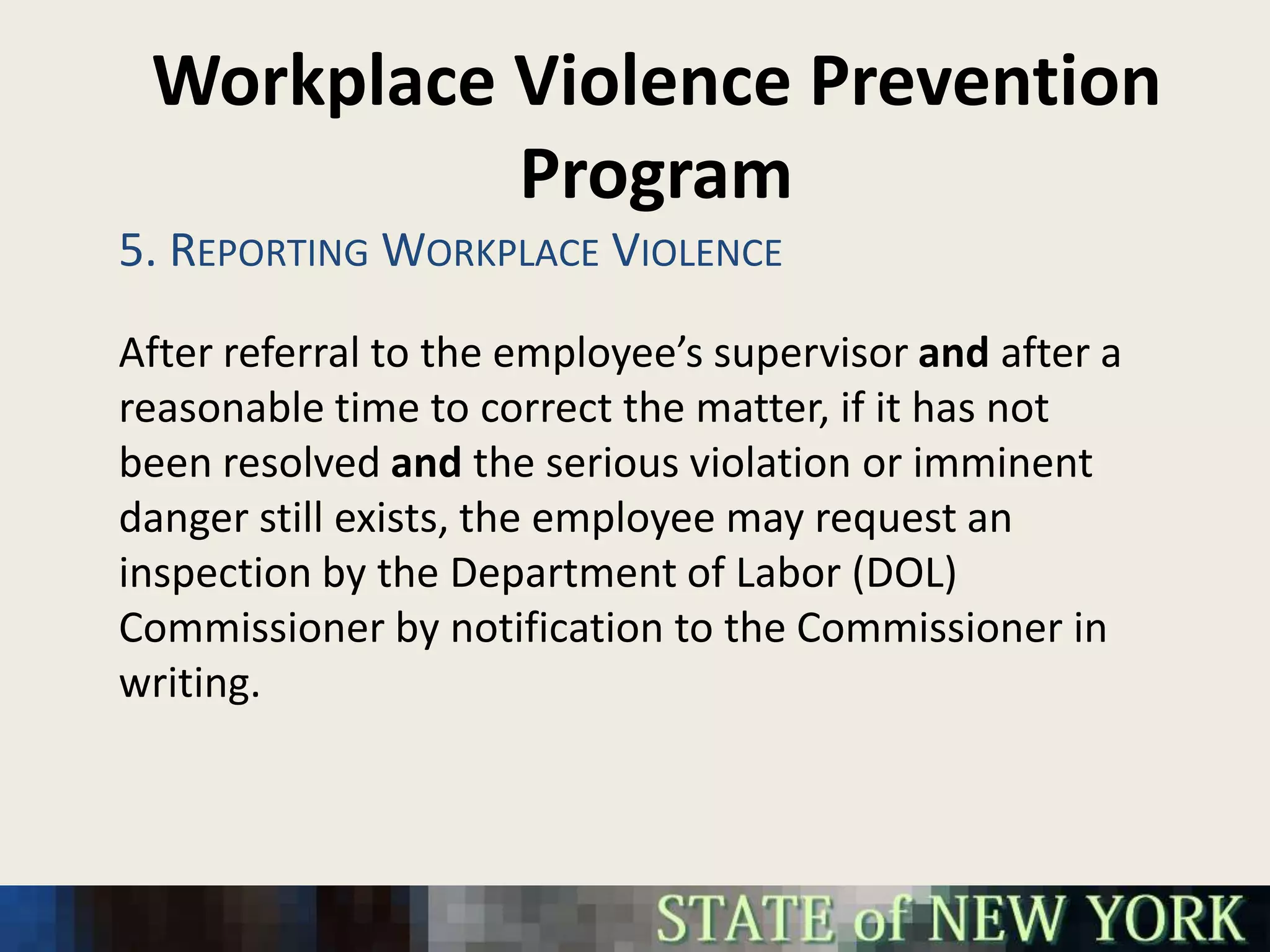 Workplace Violence Prevention Training | PPTX