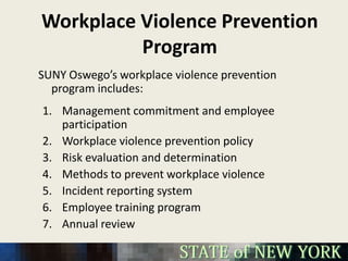 Workplace Violence Prevention Training | PPTX