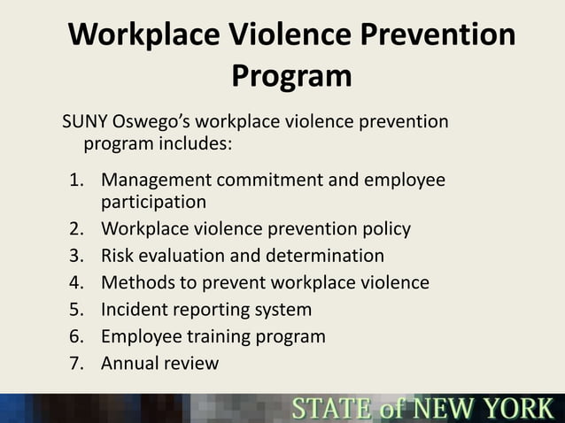 Workplace Violence Prevention Training | PPTX | Human Resources | Business