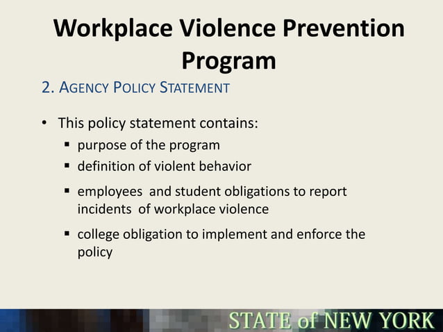 Workplace Violence Prevention Training | PPTX | Human Resources | Business