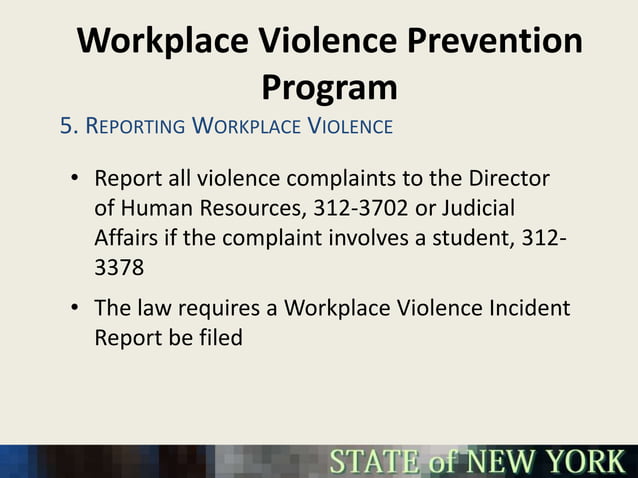 Workplace Violence Prevention Training | PPTX | Human Resources | Business