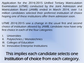 Most sought after tertiary institutions in nigeria | PDF