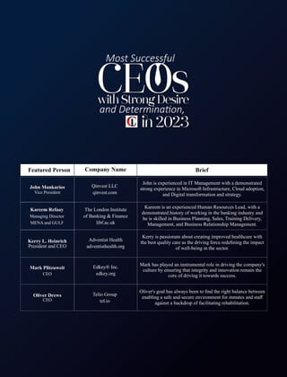 Most Successful CEOs with Strong Desire and Determination, in 2023.pdf