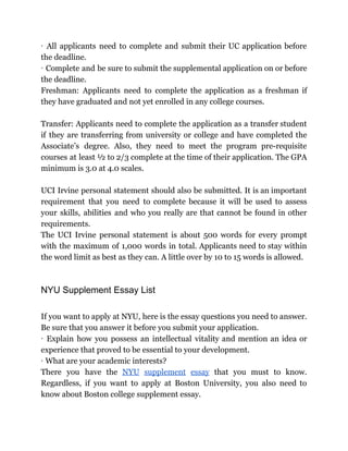 Updated USC Pharmacy Supplemental Application 2017 | PDF