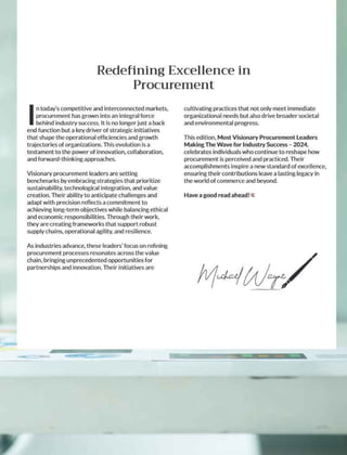 Most Visionary Procurement Leaders Making The Wave for Industry Success - 2024.pdf