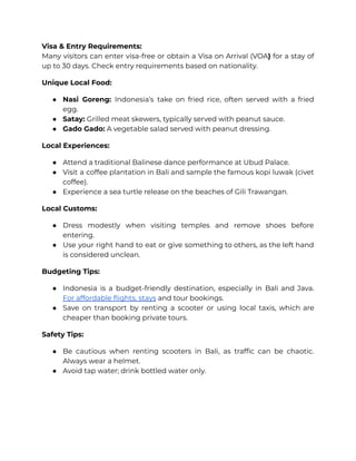 Most Visited Countries in the World: Travel Guide and Tips | PDF