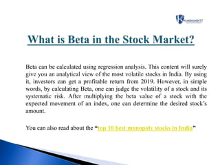 Most Volatile Stock in India 2023.pptx