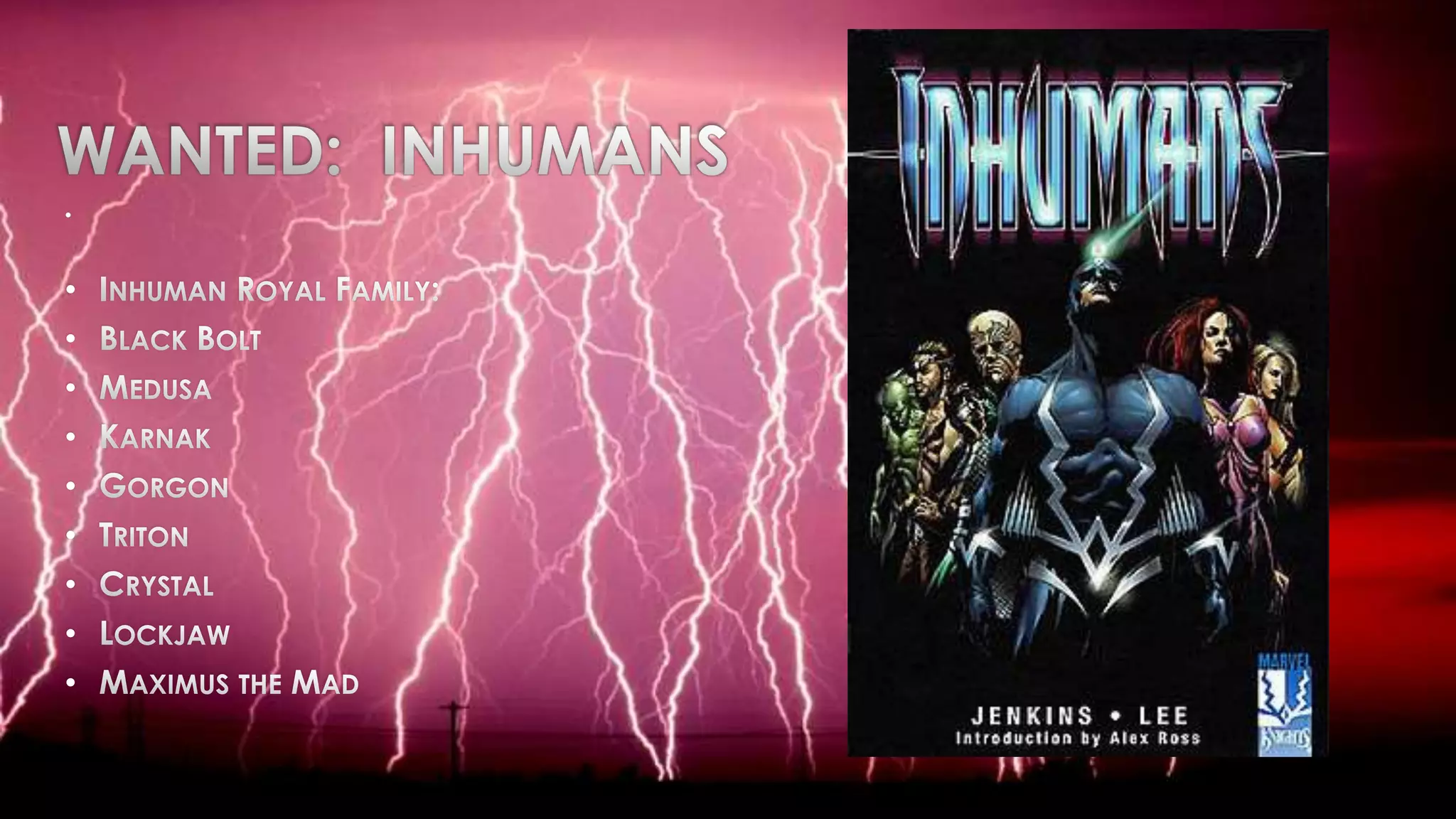 Most wanted: Marvel Cinematic Universe | PPTX