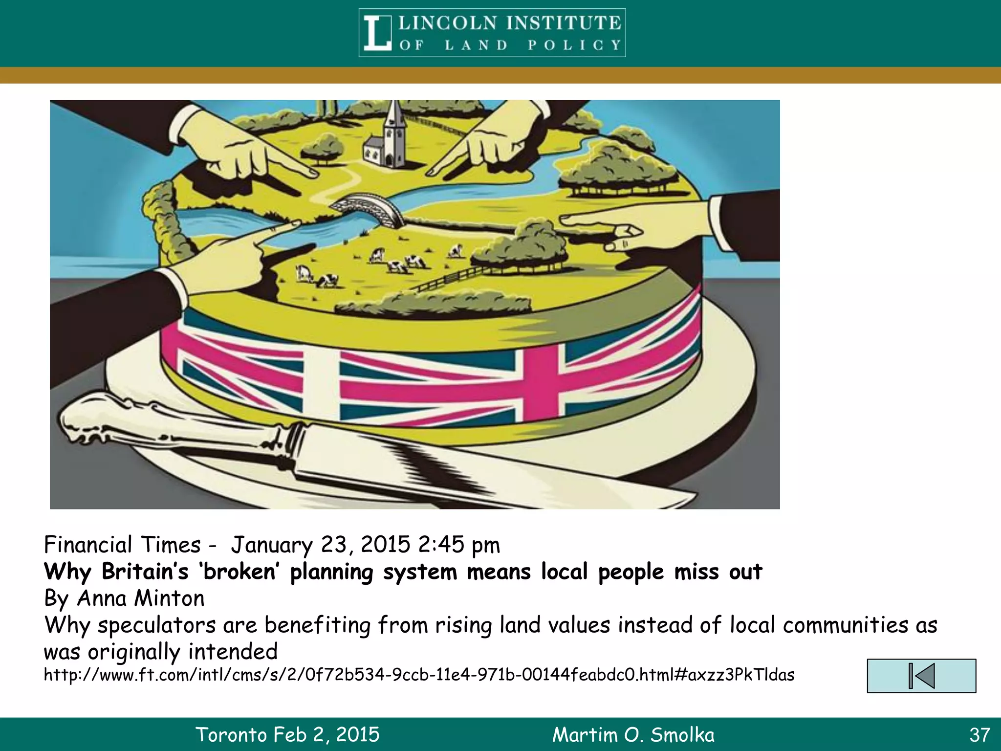 Value Capture: A Land Based Tool to Finance Urban Development | PDF ...