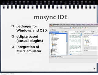 Droidcon 2011: Mosync mobile framework, Stefan Sels, Tronicum | PDF | Operating Systems ...