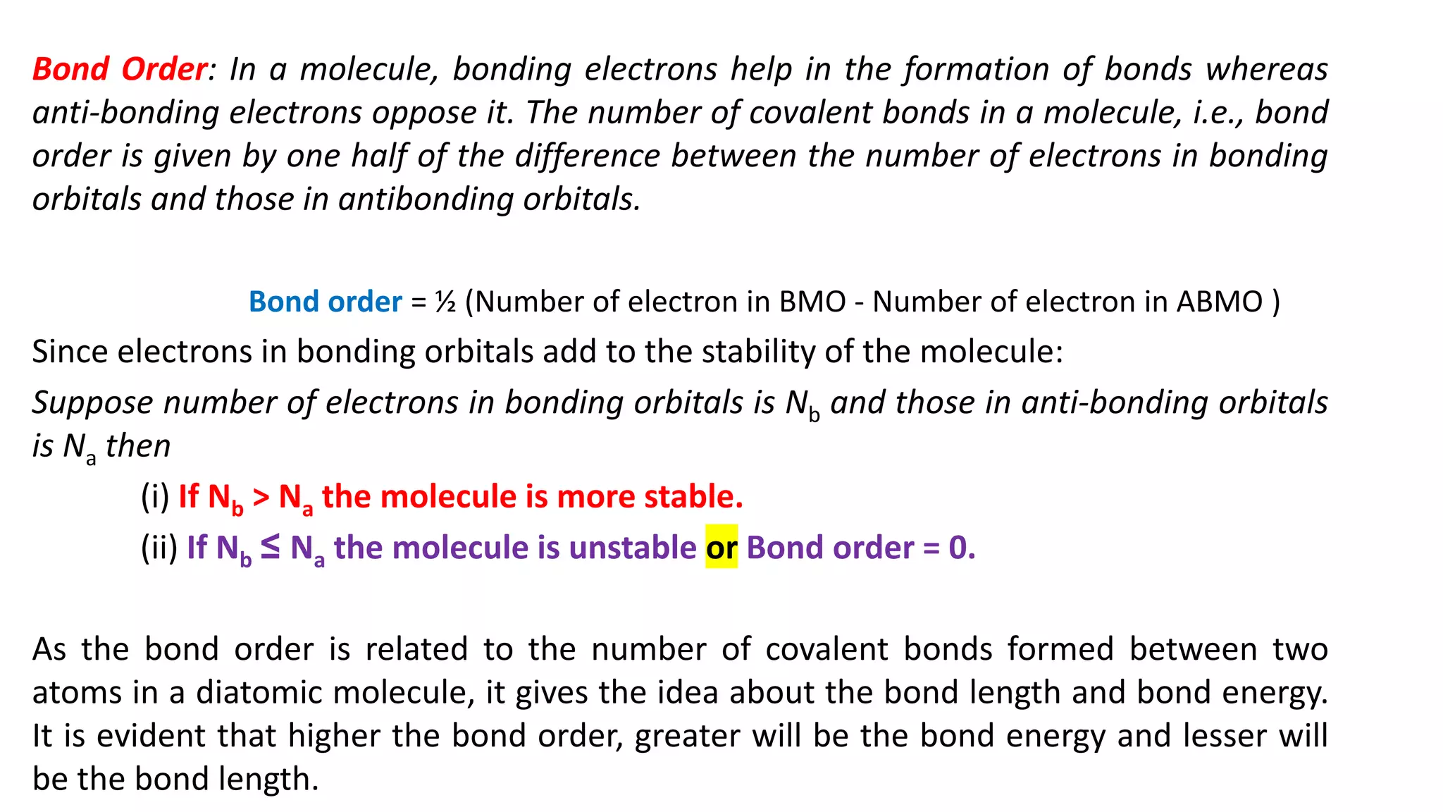 Molecular Orbital Theory | PPTX