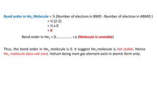 Molecular Orbital Theory | PPTX