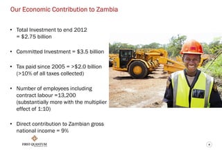 Investor Presentation: Our Commitment to Zambia in a Slowing Investment ...