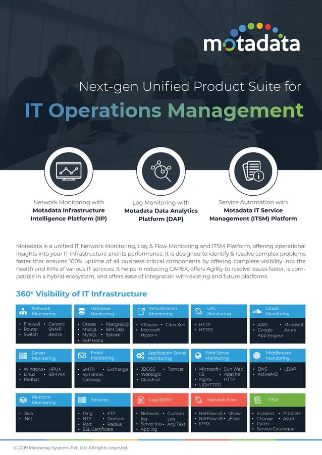 Motadata brochure | PDF