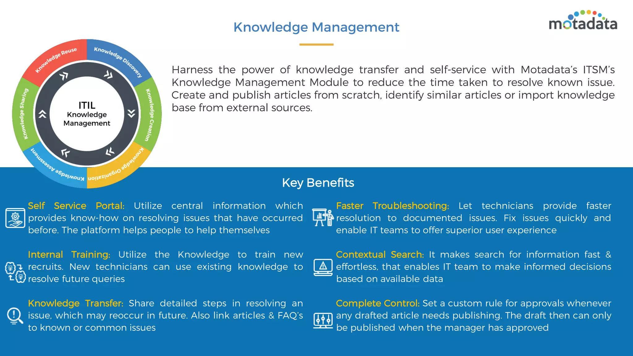 Motadata product itsm overview | PDF