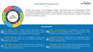 Motadata product itsm overview | PDF
