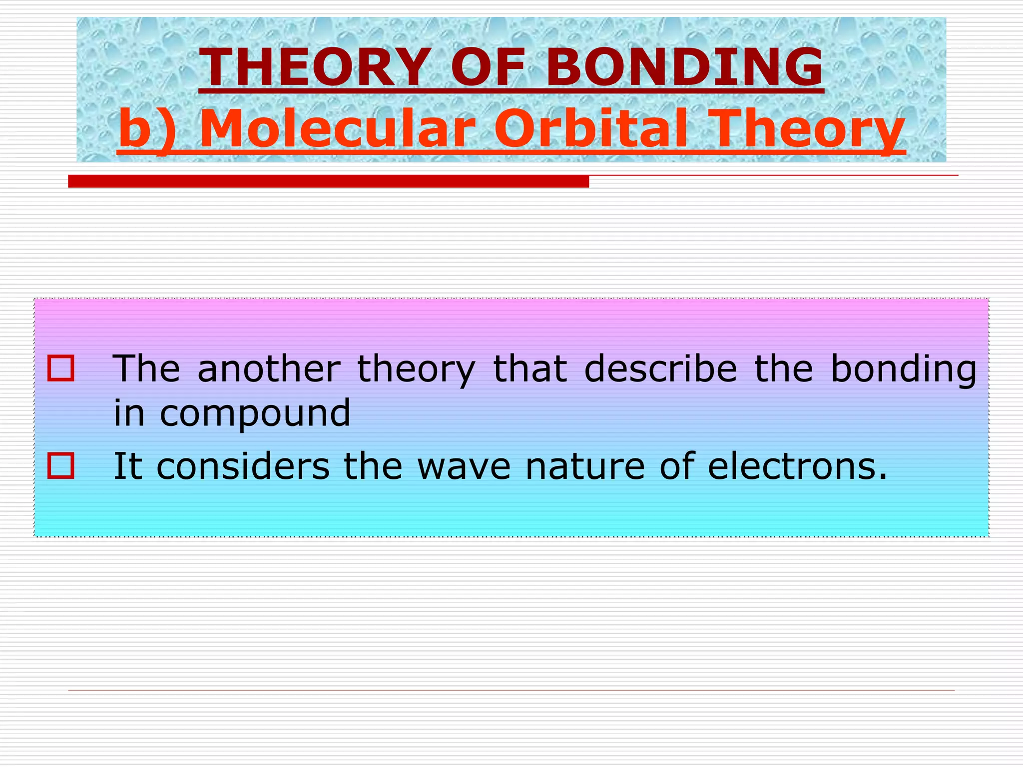 Molecular Orbital Theory basics | PPT