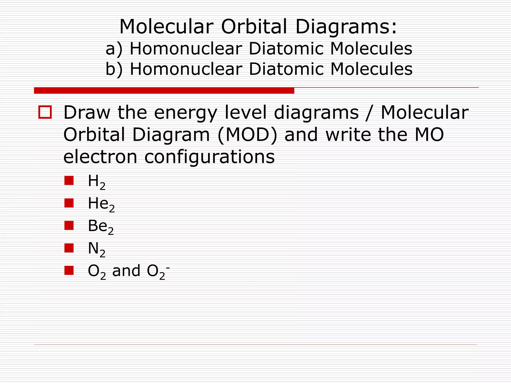 Molecular Orbital Theory basics | PPT