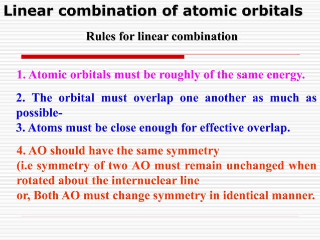Molecular Orbital Theory basics | PPT