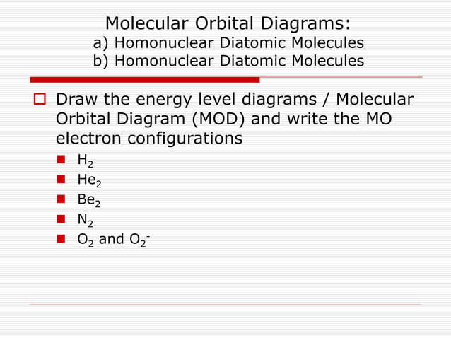 Molecular Orbital Theory basics | PPT