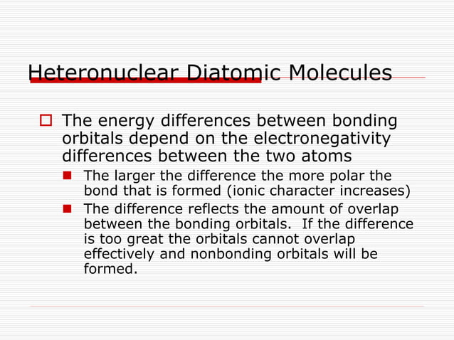 Molecular Orbital Theory basics | PPT