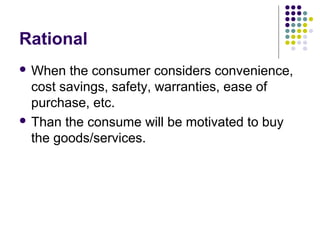 Consumer Behavior motivation chap4 | PPT