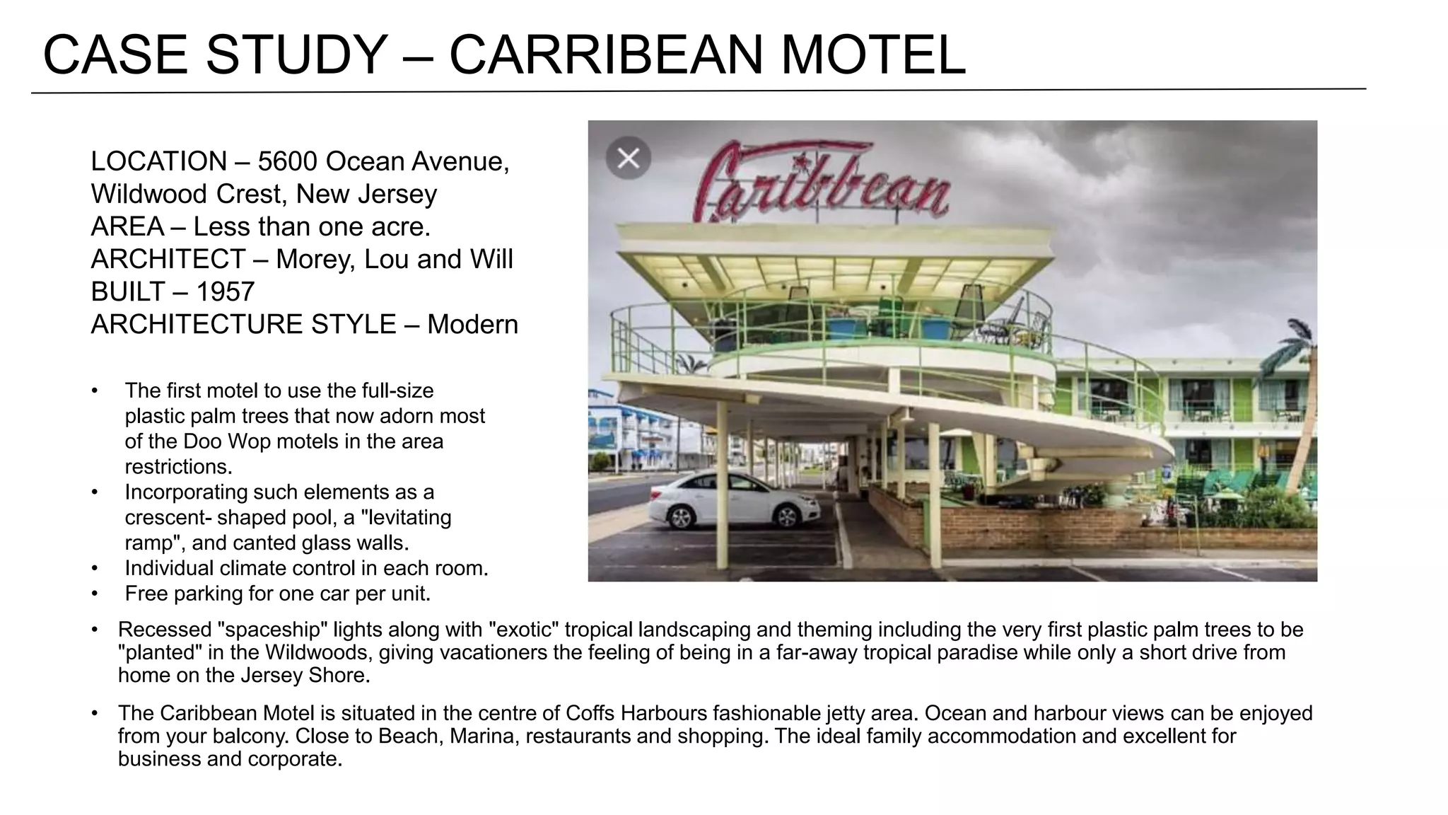 Motel design - Case Study | PPTX
