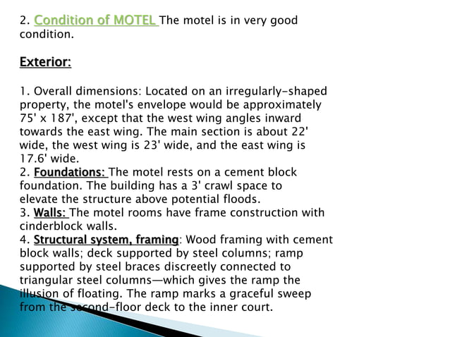 Motel online case study | PPTX