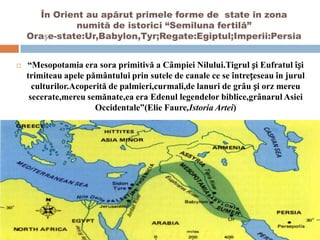 Moștenirea culturală a orientului antic | PPTX