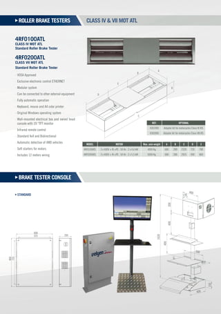 Mot ATL Equipment. Genral Brochure | PDF