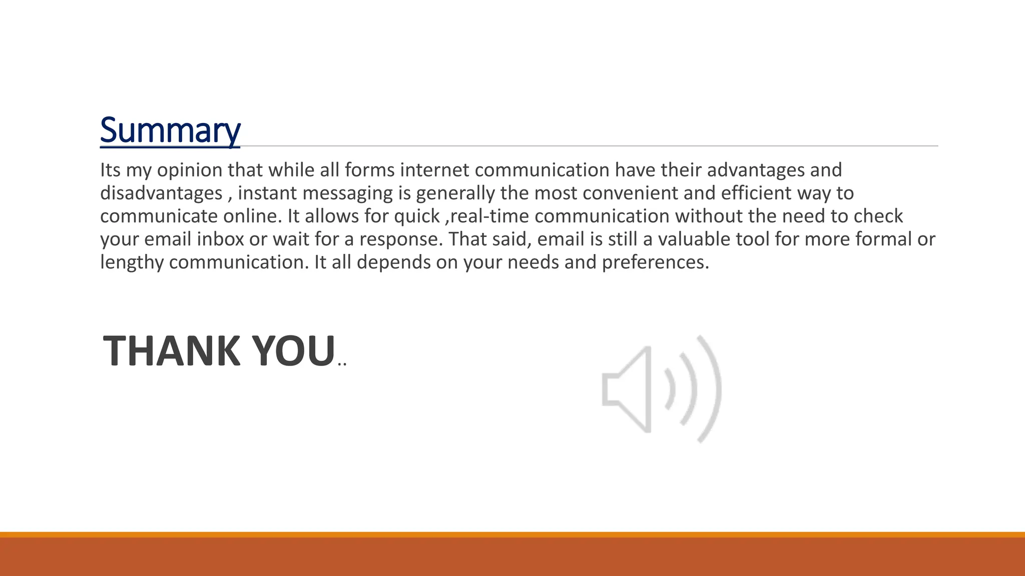 The common means of communication through the internet | PPTX