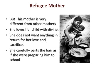 Refugee Mother and child | PPTX