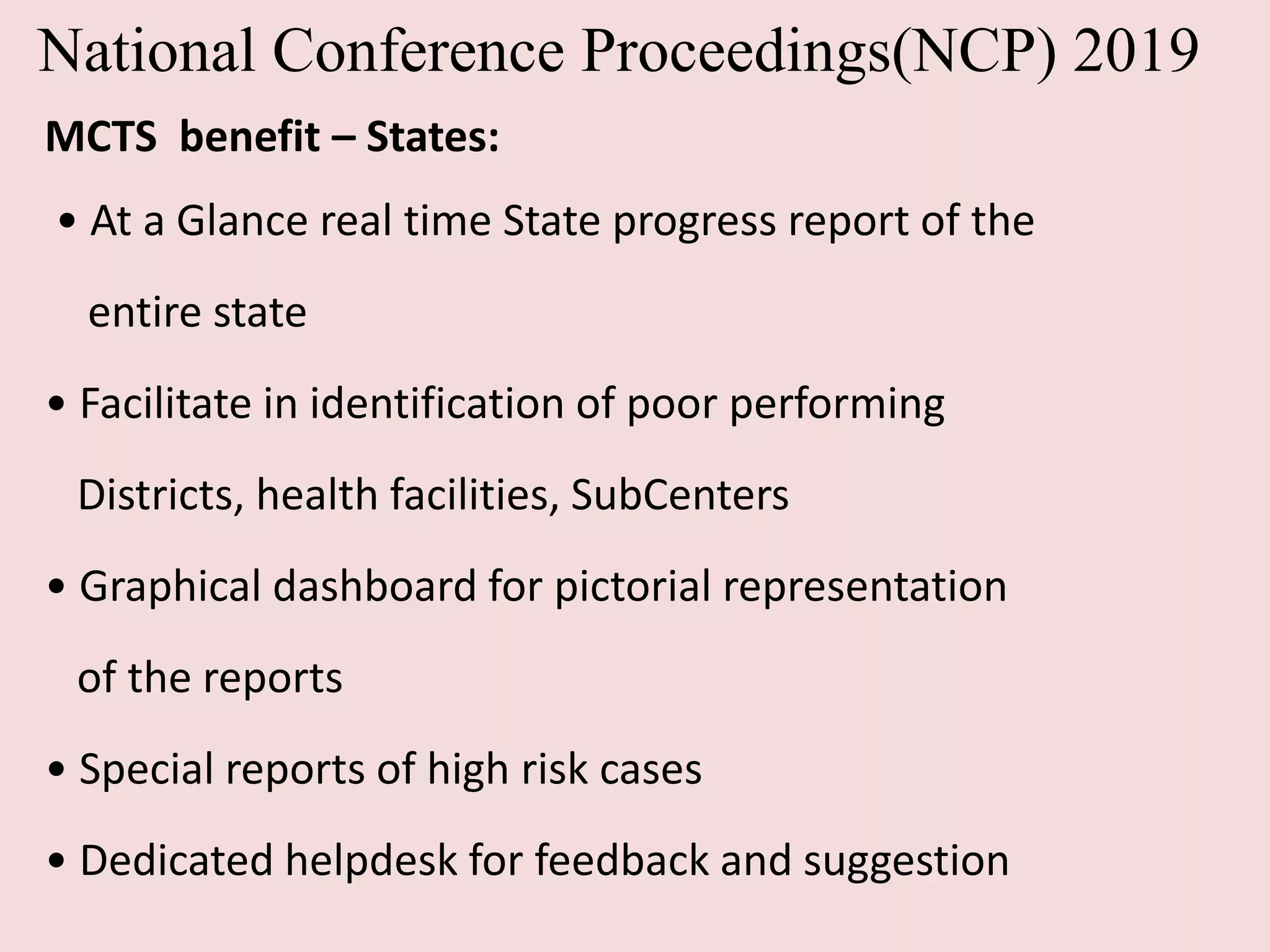 Mother and child tracking system | PPTX