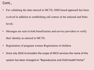 Mother and child tracking system | PPTX