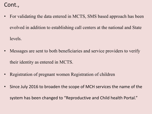 Mother and child tracking system | PPTX