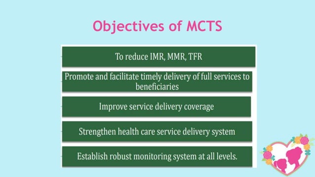 Mother and child tracking system (mcts) | PPTX | Pregnancy ...