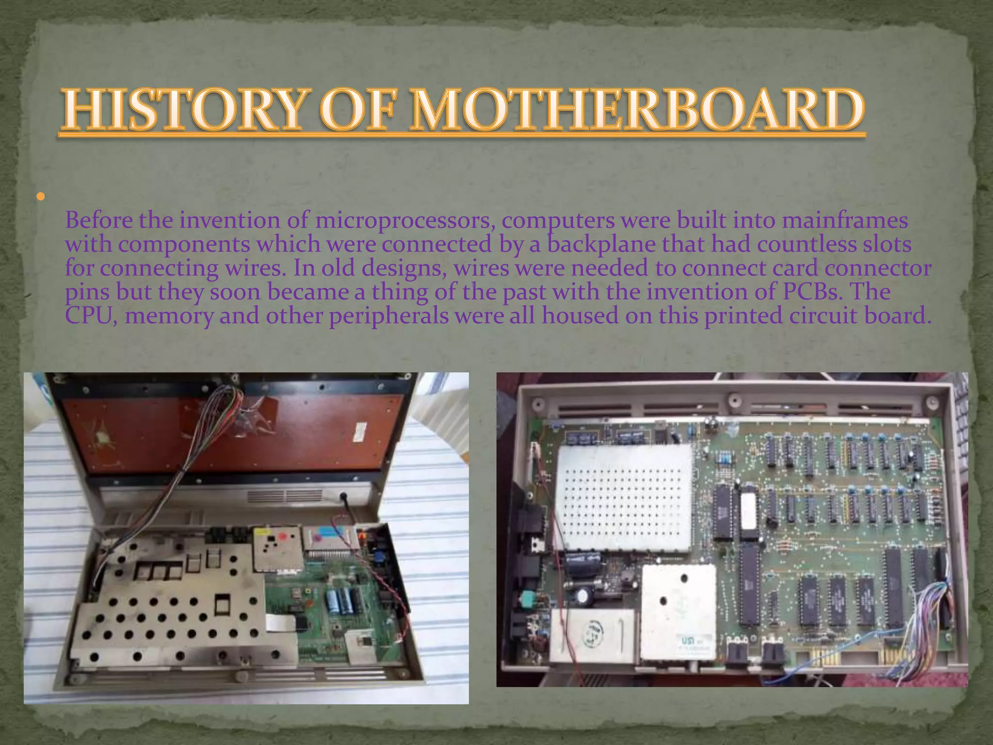Mother board & Processor | PPT