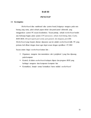 Motherboard 140415064625-phpapp02 | DOCX